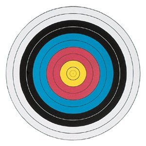 Amazon.com : 3 Pc. Archery COLOR Target Faces - Heavy Duty Paper ...