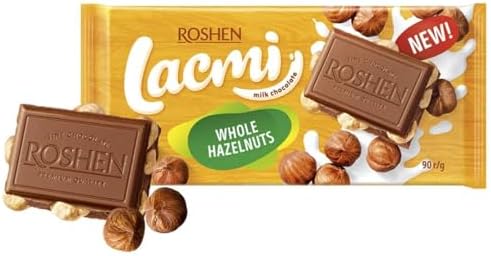 سعر Roshen Lacmi Hazelnuts Milk Chocolate 90 g فى السعودية | بواسطة ...