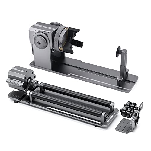 ATOMSTACK MAKER R1 Pro Chuck and Rotary Roller for Laser Engraver, 4-in ...