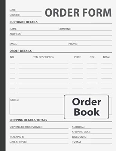 Order Book: For Small Business, Customer Order Tracker: Frost, Daisy ...
