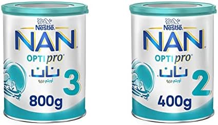 سعر Nestle NAN Optipro Stage 3 Growing Up Formula From 1 to 3 Years 800g & Nestlé Nan Optipro 2 ...