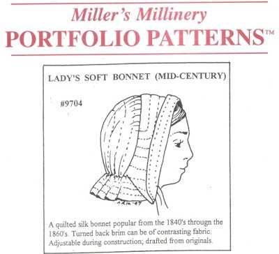 Victorian Style Hats, Bonnets, Caps, Patterns