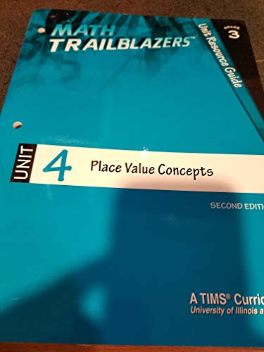 Math Trailblazers - Grade 3 - Unit Resource Guide - Unit 3 Place Value ...