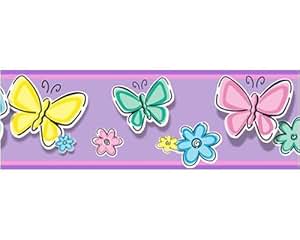 Bedtime Butterfly Wall Border - Wallpaper Borders - Amazon.com