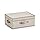 Zeller Aufbewahrungsbox mit Deckel Stripes, Vlies, Beige: Amazon.de ...
