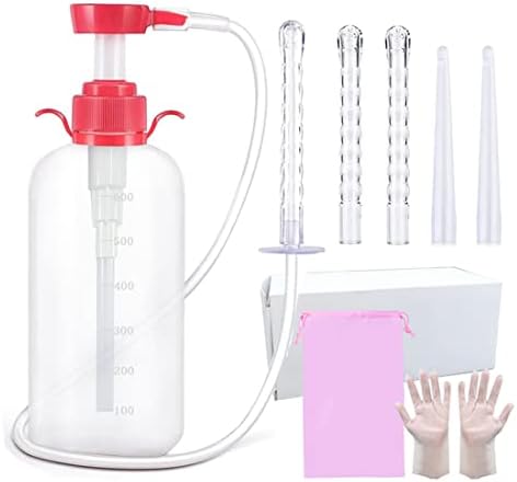 Reusable Manual Pressure Cleaning System Portable Kit, Enema Colon ...