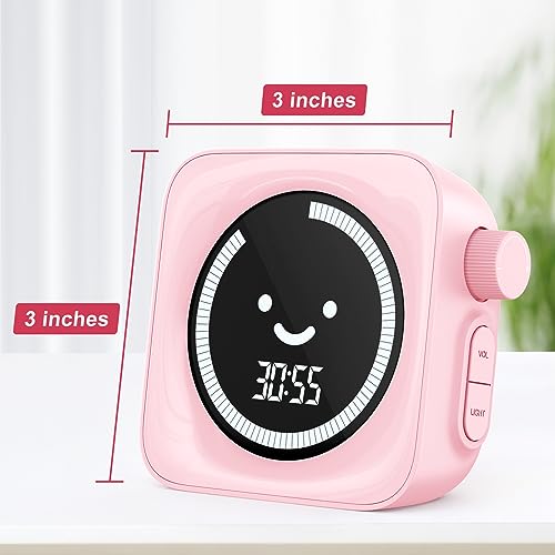 Sonneten Visual Timer for Kids, 99 Minute Digital Cute Kids Visual ...