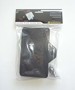 Amazon.com: Stash Box Lockable Motorcycle license plate storage box ...