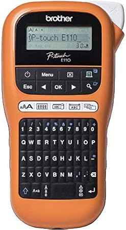 Brother PT-E110 Label Maker, P-Touch Electrician Label Printer ...