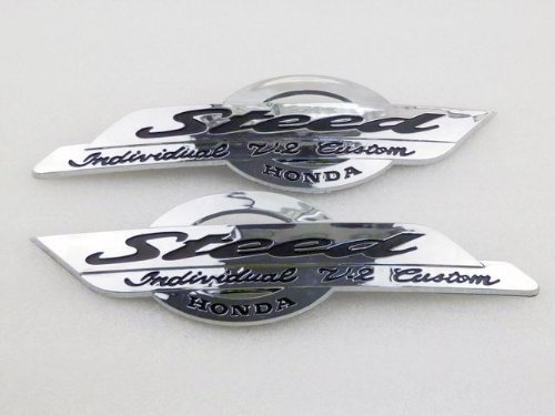Shadow Honda Logo Honda Metal Emblem Self Adhesive Silver Dark Blue