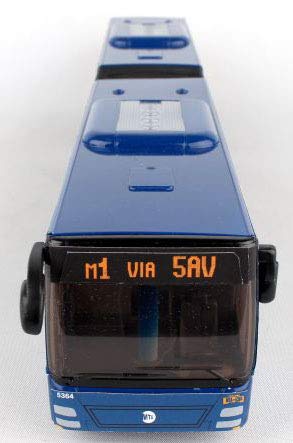 MTA Model Bus New York City Articulated Bus New Paint Scheme 1:43 Scale ...