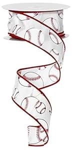 Amazon.com: EXPRESSIONS Baseball Ribbon 1.5" x 10 Yards (RG1746)