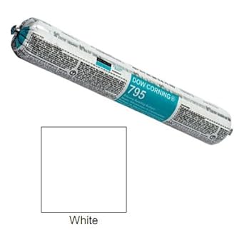 White Dow Corning 795 Silicone Building Sealant - Sausage: Silicone ...