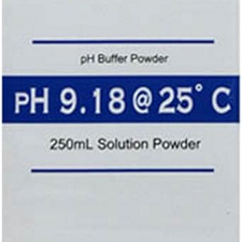 pH Buffer Solution Powder 9.18 pH Makes 250 mL (5 pack): Science Lab Ph ...