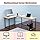 Amazon.com: Merax L-Shaped Corner Desk Office Workstation Computer Desk ...