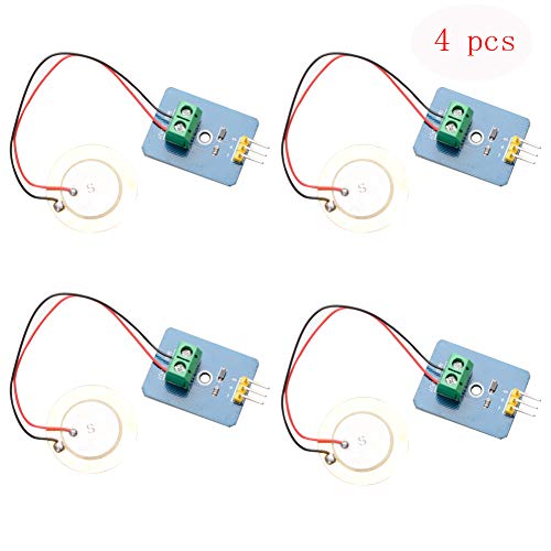 R REIFENG 3.3V/5V Analog Piezoelectric Ceramic Vibration Sensor Module ...