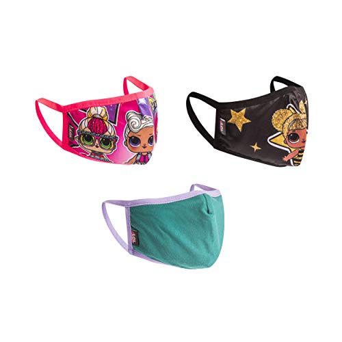 LOL Surprise Face Mask for Kids 3-Pack | Reusable & Washable Cloth LOL ...