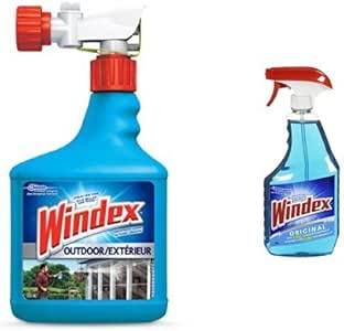Windex Indoor/Outdoor Bundle Pack (Windex Original Cleaner, 765ml ...
