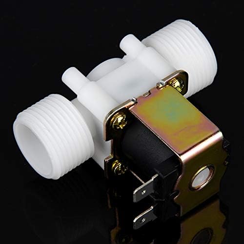 Electric Magnetic Solenoid Valve, DC 12V DN20 G3/4 Plastic ...