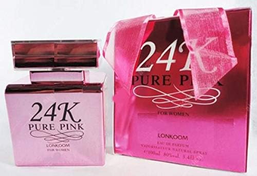 LONKOOM Eau De Parfum 24K PURE PINK Floral-Fruity Perfume For Women ...