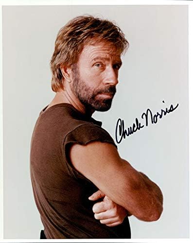Chuck Norris signed 8x10 photo at Amazon's Entertainment Collectibles Store