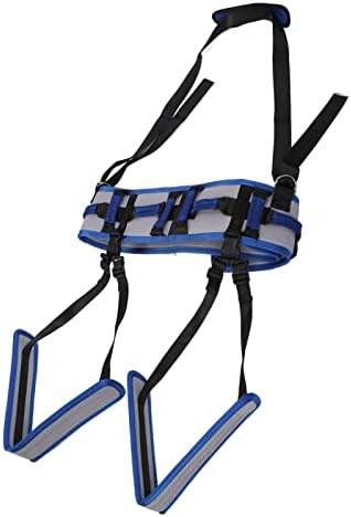 Safety Transfer Gait Belt, Patient Transfer Belt Leg Loops for Home Use ...