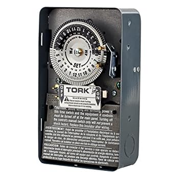 Amazon.com: Tork 1101 Time Switch, Indoor Steel Case, 24 hours Dial ...