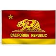 Amazon.com : Pointview Flags Cardinal and Gold California Flag - 3 x 5 ...