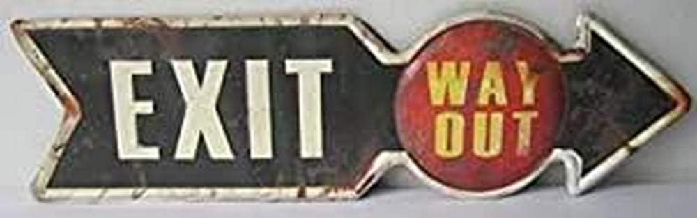 Sign – Exit way out – BigaMart