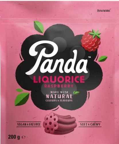 Panda Natural Raspberry Licorice 200 Grams, Red price in UAE | Amazon ...