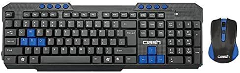 Crash BA-400 Wireless MultiMedia 2.4GHZ Mouse And Keyboard Combo ...