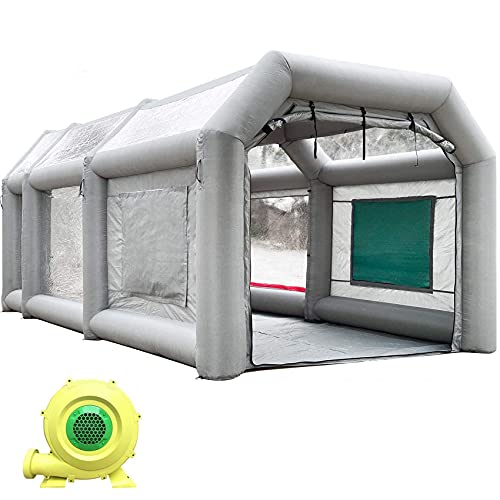 Sewinfla Portable Inflatable Paint Booth 20x10x9Ft Spray Paint Booth ...