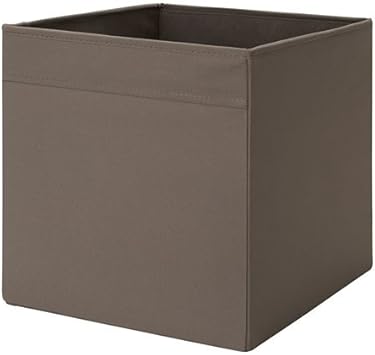Storage Box, Brown 33x38x33 cm: Amazon.co.uk: Kitchen & Home
