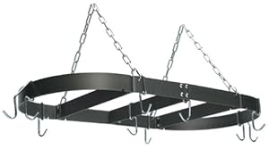 Amazon.com: Calphalon 18-by-36-Inch Oval Pot Rack: Kitchen Pot Racks ...