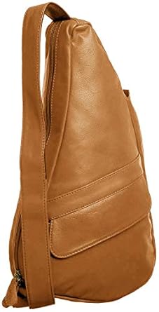 Buy AmeriBag Classic Leather Healthy Back Bag tote Extra-small, Sand ...