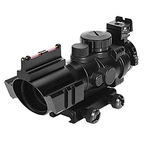 Luger Prismatic 4X32mm ACOG Rifle Scope Reticle Red/Green/Blue ...