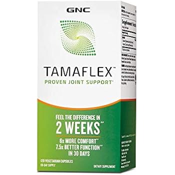 Amazon.com: GNC TamaFlex Fast Acting, 120 Vegetarian Capsules, Joint ...