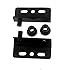 Black Simplex Concealed Hinges, pair: Cabinet And Furniture Hinges ...