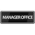 Amazon.com : Manager Office Sign, Main Official Self Adhesive Sign For ...