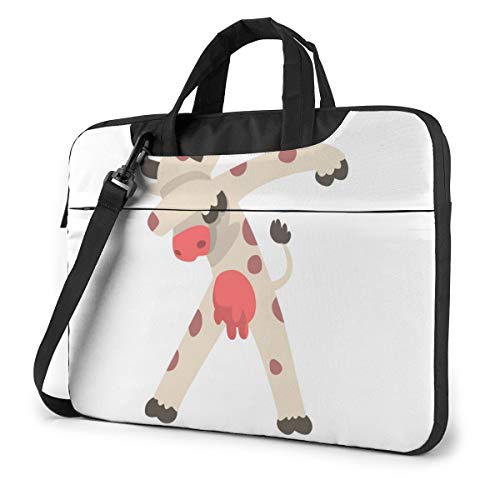 Spotted Cow Standing in Dub Dancing Laptop Case 15.6 Inch Carrying Case ...