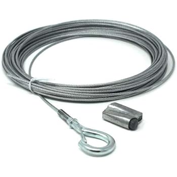 Amazon.com : Globe Light Suspension Kit, Galvanized Steel Cable, 110 ft ...