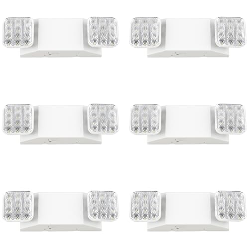 Sunco Emergency Lights Commercial Emergency LED Flood Lights for Power ...