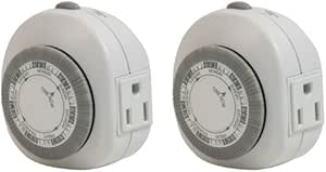 Globe Mechanical Heavy Duty Daily Indoor Timer Combo Pack #82428101 ...