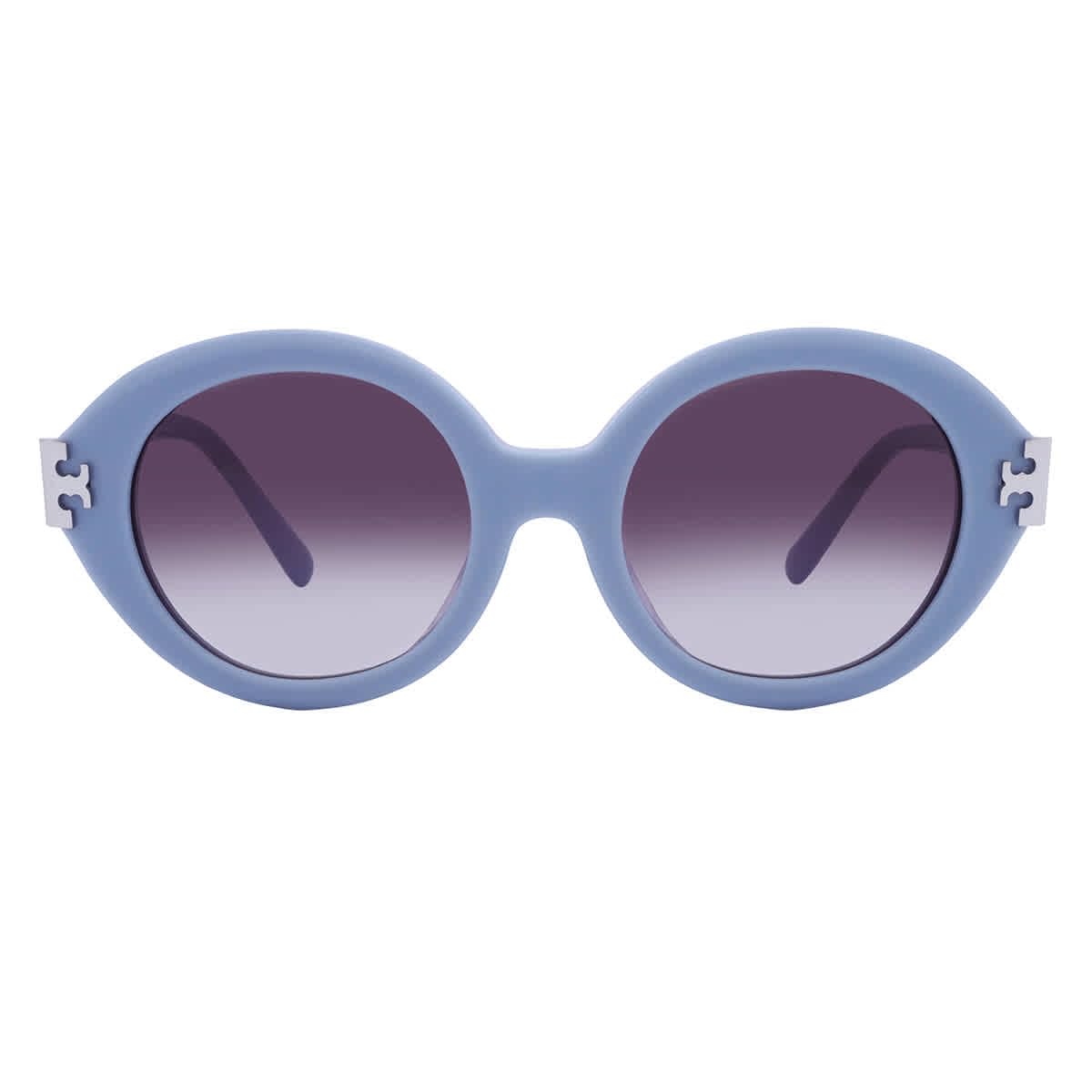 Tory Burch Grey Gradient Oval Ladies Sunglasses TY7210U 19698G 52 for ...