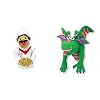 Melissa & Doug Chef Puppet with Detachable Wooden Rod for Animated ...