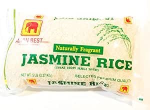Amazon.com : Red Elephant Brand Jasmine Rice 5 Lbs ( 2 Pack) : Grocery ...