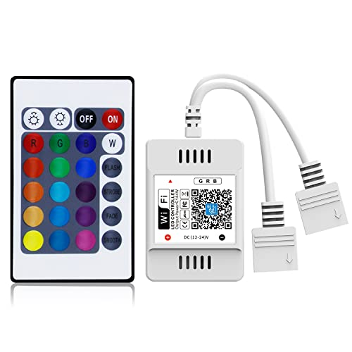 Smart WiFi RGB/GBR 2-in-1 LED Controller, Compatible with Alexa/Google ...