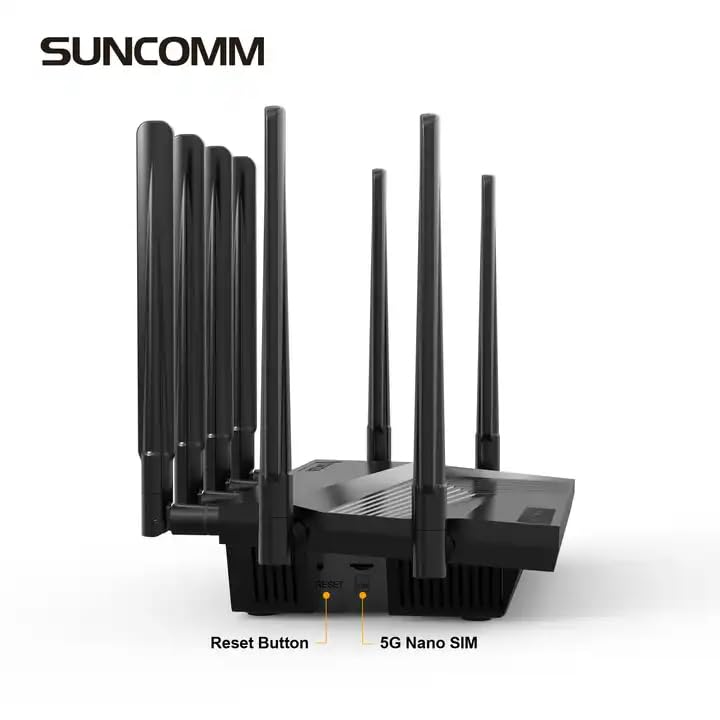 Suncomm SE06 Pro Max 5G Router with External Antennas WiFi 6 AX | Ultra ...