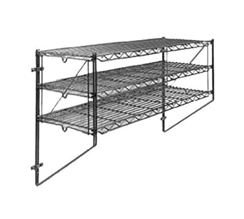 Amazon.com: METRO Erecta Shelf Wall Kit w/ (2) 12 x 36 Shelves : Home ...