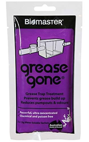 Biomaster Grease Gone Grease Trap Cleaner Treatment, Turns Fat, Oil and ...